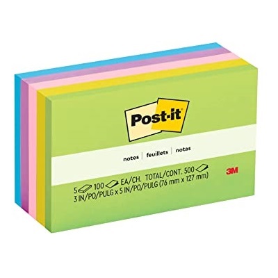Notes-Post-It, 3X5 Floral Fantasy Collection